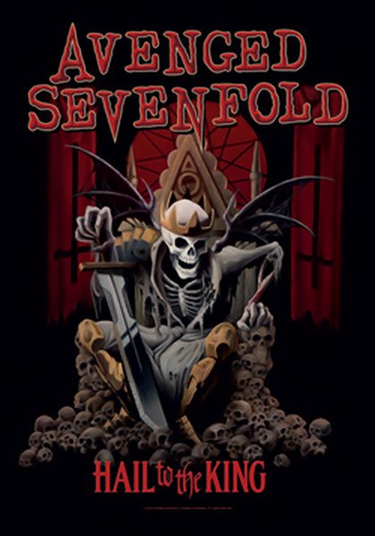 Avenged Sevenfold Poster Flag Hail To The King Tapestry