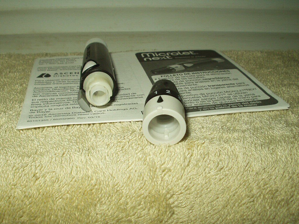 bayer microlet next lancing device & instruction insert only