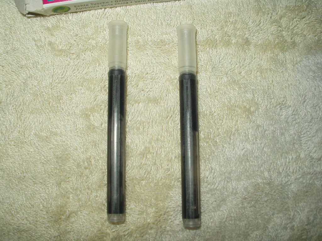 staedtler marsmagno drawing ink 2 ea jumbo cartridges older stock