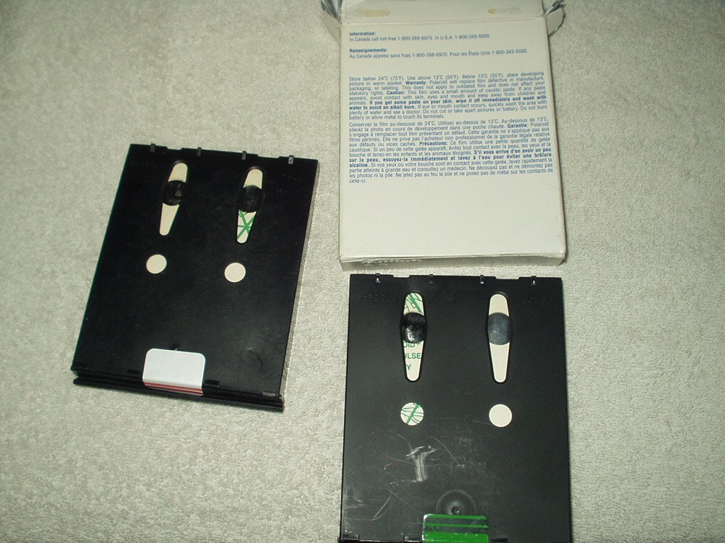 vtg old style polaroid type 600 instant film 2 cartridges 10 photos ...
