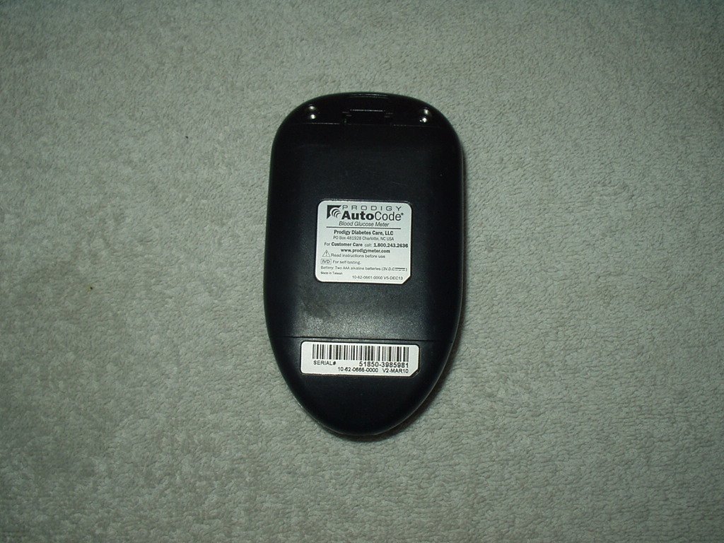 prodigy blood glucose meter monitor only talking in different languages ...