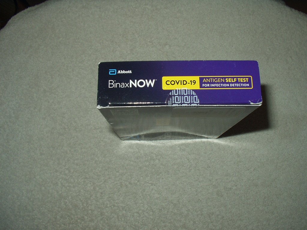ABBOTT BINAX NOW COVID-19 ANTIGEN SELF TEST 2 TEST IN THE SEALED BOX