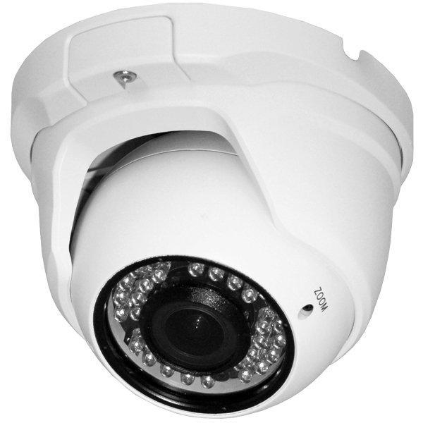 EZ-Large White Dome Camera, Sony Effio-E DSP Chipset, 1000TVL, ICR, 2.8 ...