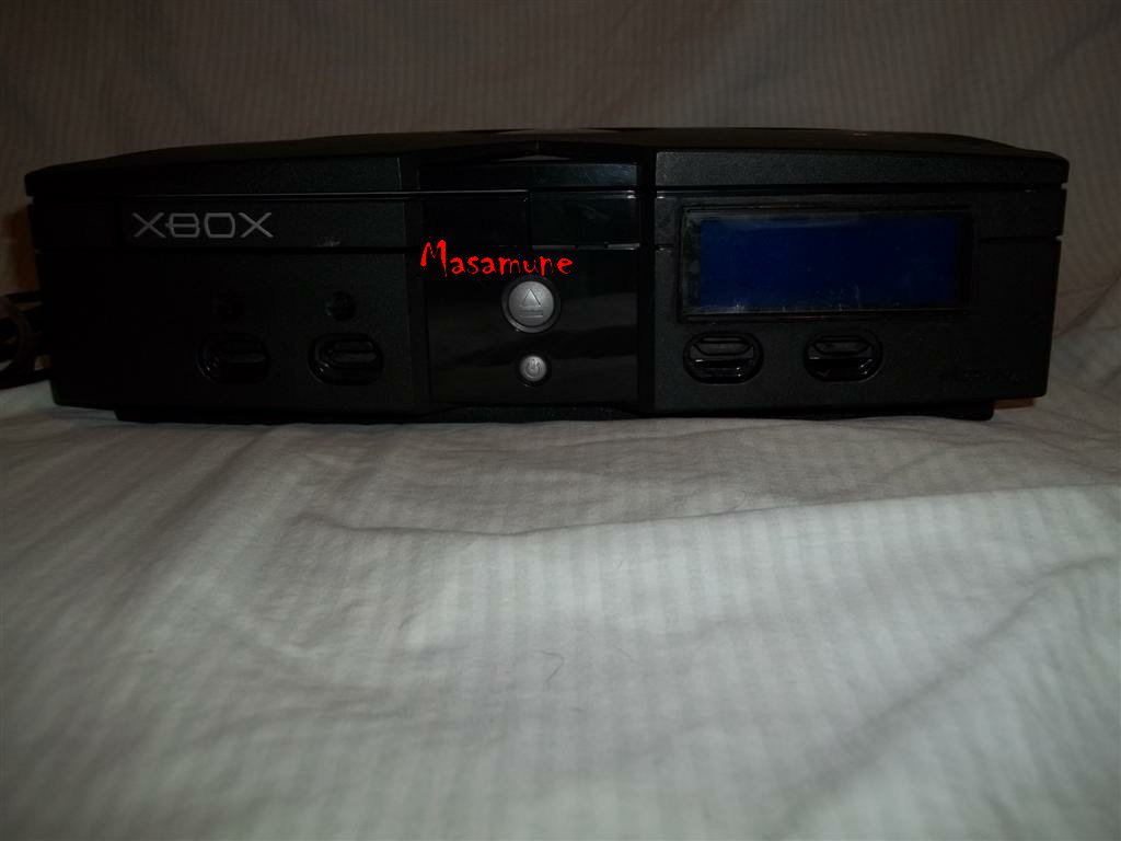 Custom Modded Original Xbox w/ XBlast - LCD screen - HDMI adapter mod ...