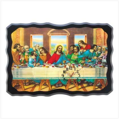 #13816 Last Supper Wall Clock