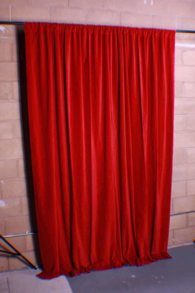 New RUBY Red Velvet Curtains Backstage/Background/ THEATER 108 by 108 ...