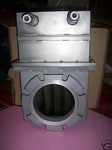 CVC liquid nitrogen cold trap baffle , 6 " ASNI