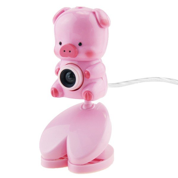 Cartoon Pig Style 8M Pixel USB 2.0 Webcam Digital Camera for Computer ...