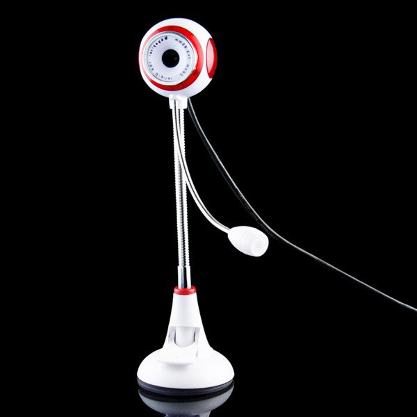 Eyeball Shaped Flexible Gooseneck 10MP USB 2.0 Retractable Webcam with ...