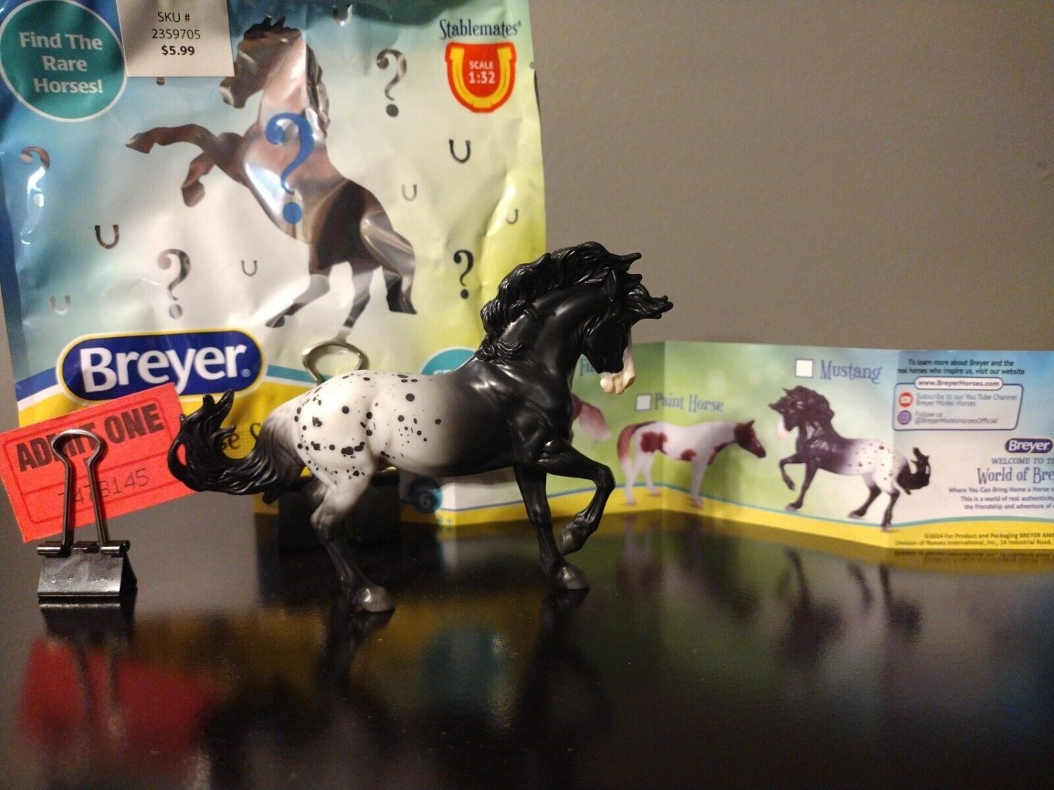 Breyer 2024 TSC Mystery Horse Surprise Series 6 Appy Mustang Mini ...