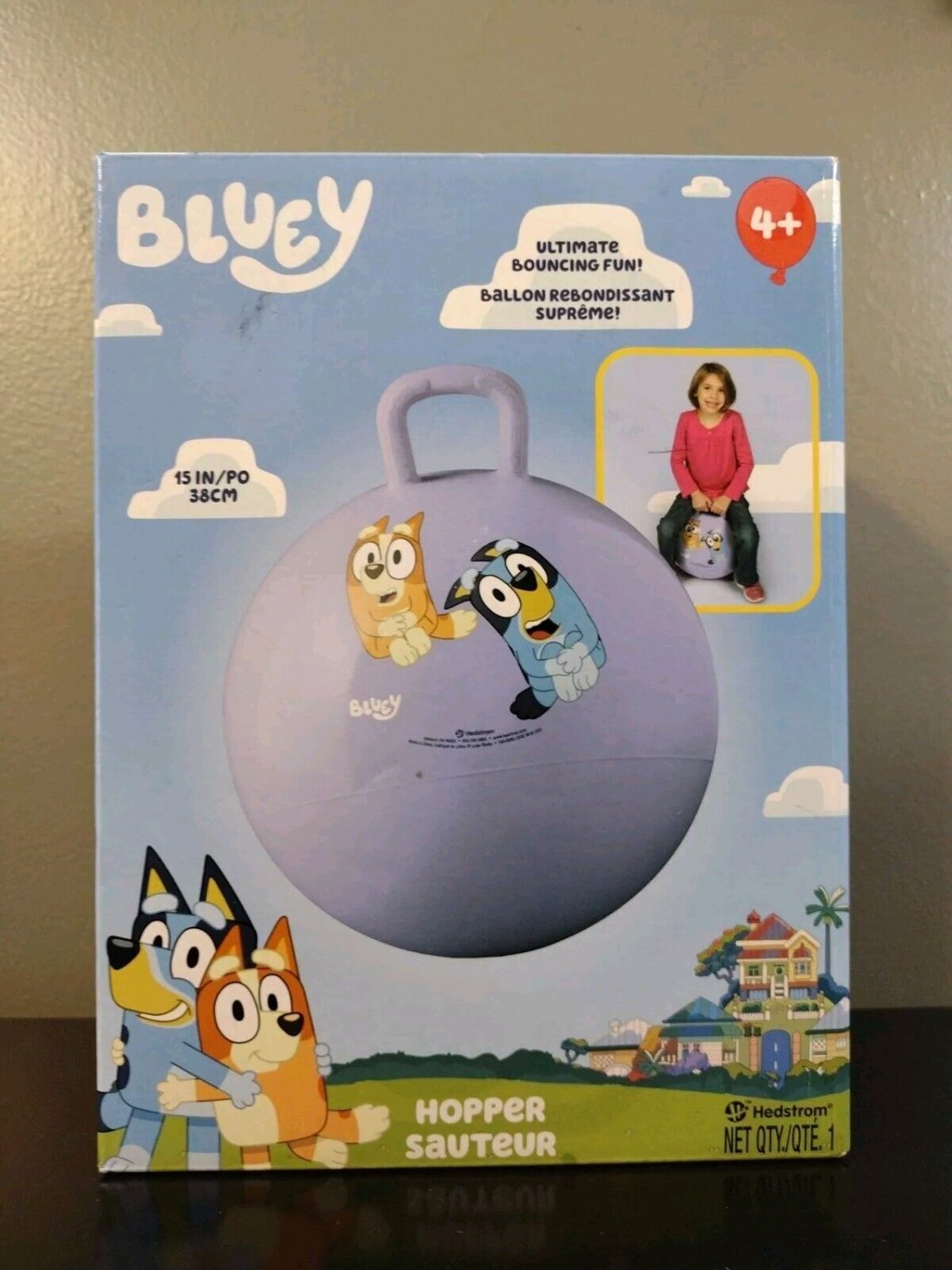 NEW Bluey & Friends HOPPER BALL 15" Jumping Ball (4y+ 65lbs) kids girls ...