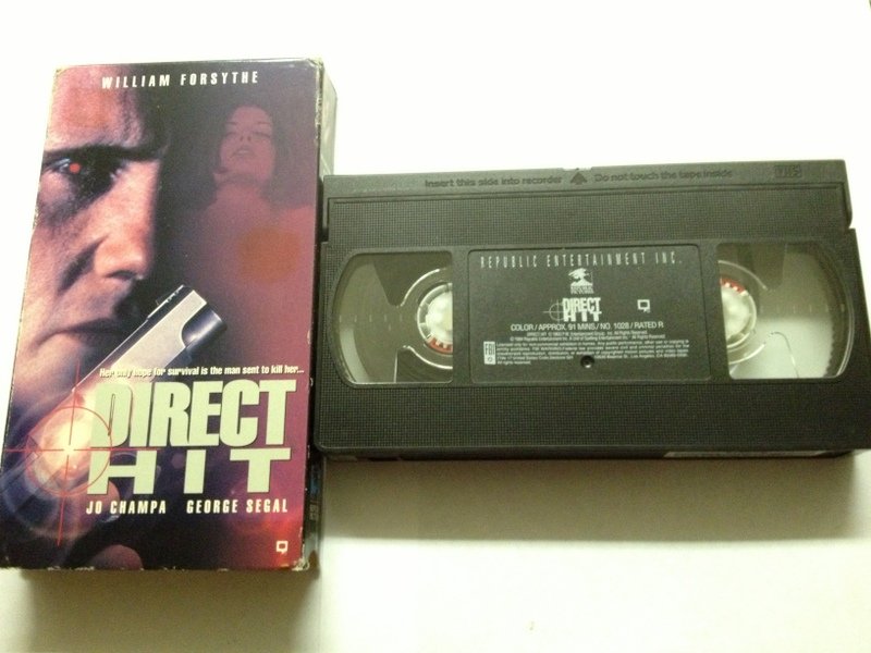 Direct Hit Used VHS tape