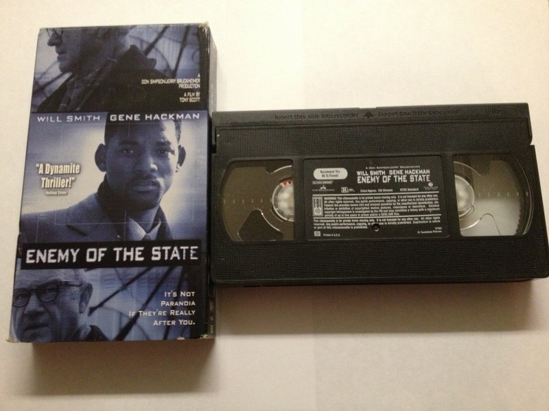 Enemy of the State Used VHS tape