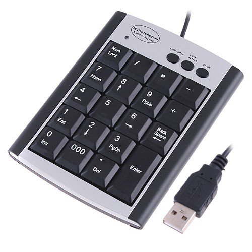 22 Keys Multifunction USB Numeric Keypad Keyboard Calculator