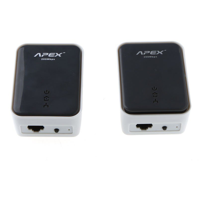 200Mbps Network Extender Homeplug AV Powerline Adapter Kit
