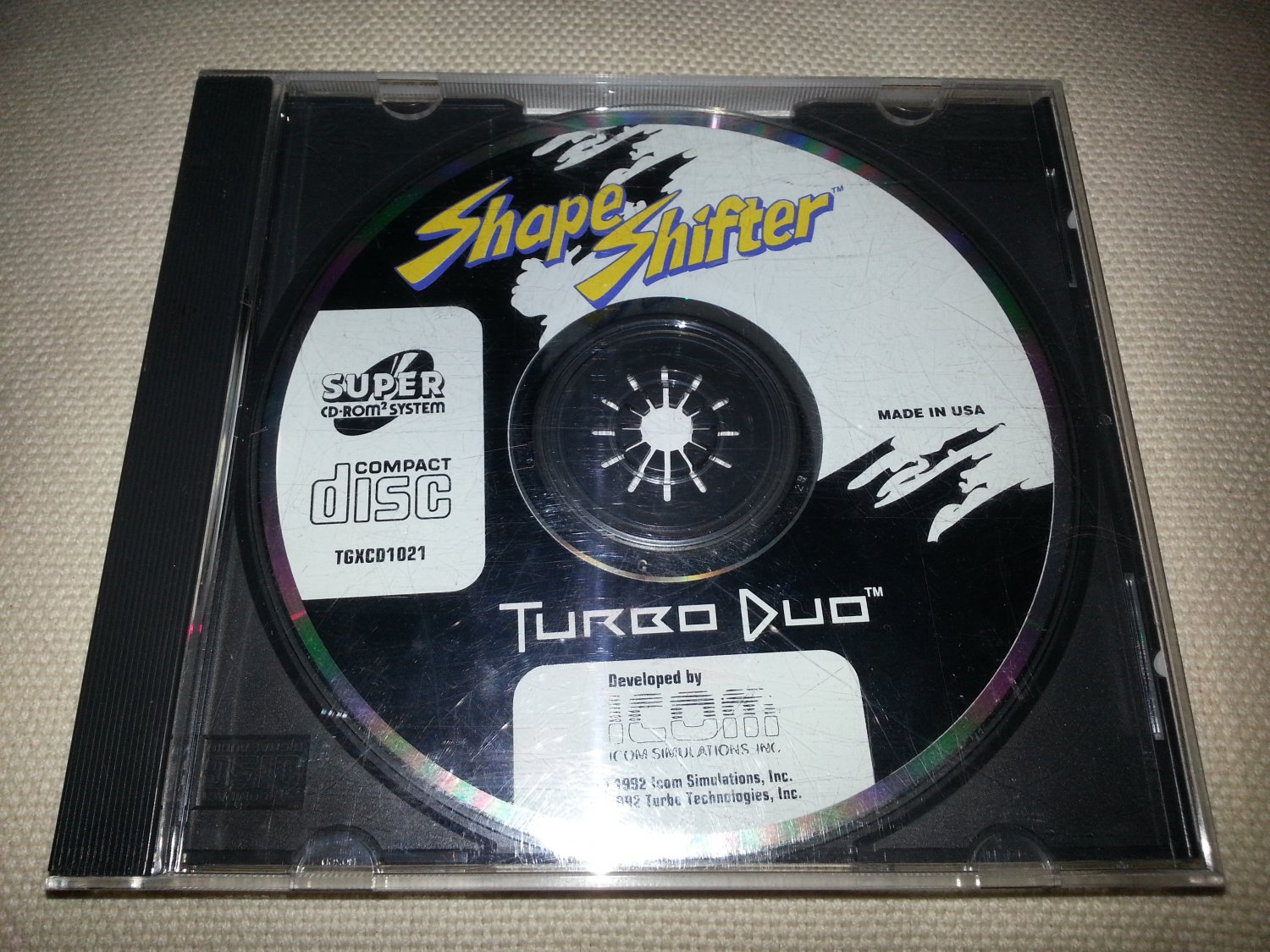 Shape Shifter TurboGrafx-16 Super CD Game! Turbo Duo