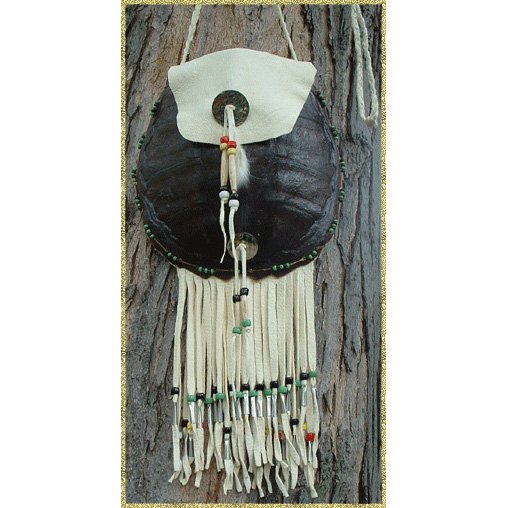 Native American Turtle Shell Purse By Vernon Long Soldier