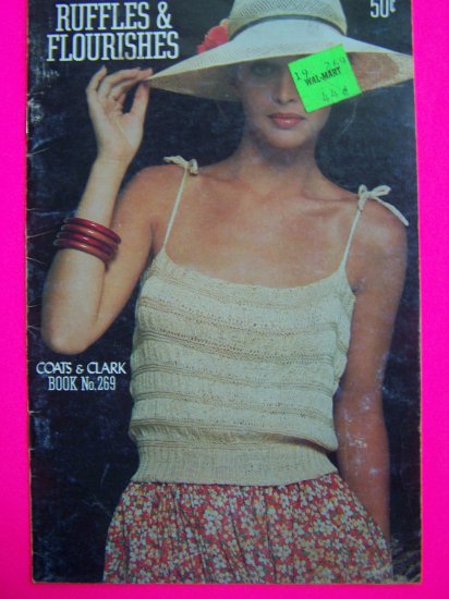 1970s Vintage Knitting Crochet Pattern Book Sweater Peasant Shirt ...