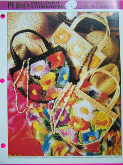 Plastic Canvas Pattern Embroidery Purse Beach Tote Hangbag Patterns