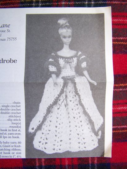 USA 1 Cent S&H Vintage Crochet Barbie Pattern Shady Lane Timeless ...