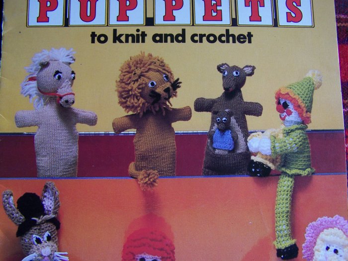 1 Cent USA S&H Vintage Crochet Stuffed Toy Patterns Knitting Pattern ...