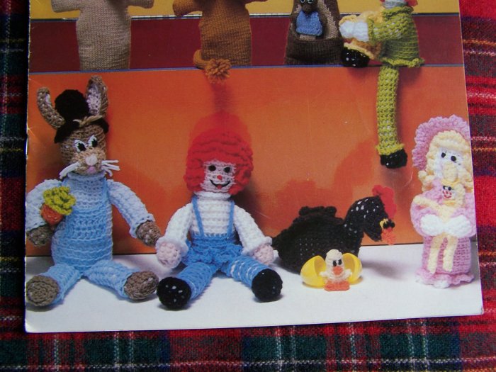 1 Cent USA S&H Vintage Crochet Stuffed Toy Patterns Knitting Pattern ...