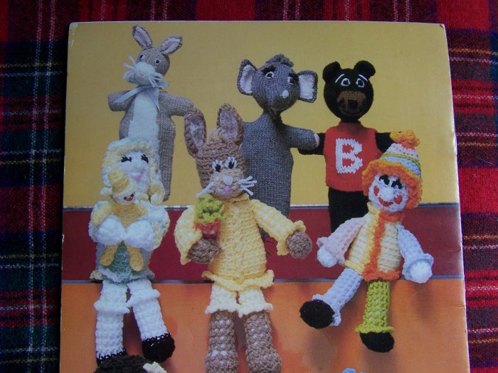 1 Cent USA S&H Vintage Crochet Stuffed Toy Patterns Knitting Pattern ...