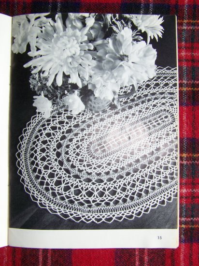 Vintage 1960's Doily Patterns Book Hairpin Lace Tatted Rick Rack Beaded ...