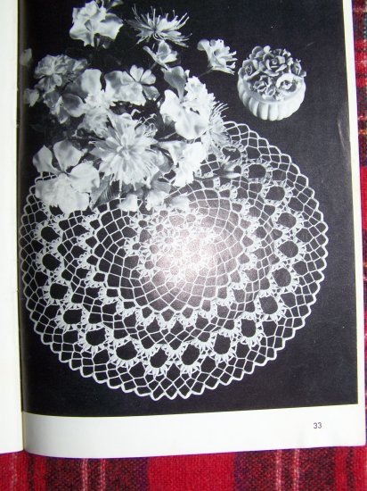 Vintage 1960's Doily Patterns Book Hairpin Lace Tatted Rick Rack Beaded ...
