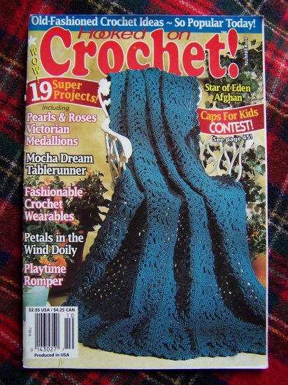 Hooked on Crochet Pattern Book 47 Sept Oct 1994 Crocheting Patterns ...