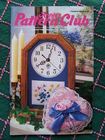 Vintage Annies Pattern Crafts Club Book # 56 Crochet Knit Sewing Plastic C