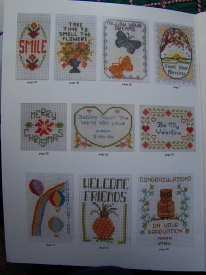 27 Quick & Easy Mini Samplers Cross Stitch Embroidery Patterns