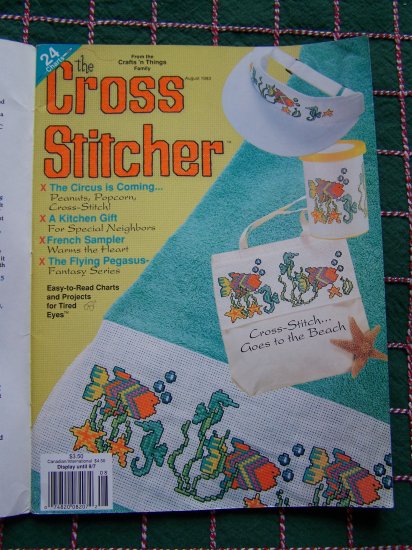 The Cross Stitcher Back Issue Pattern Magazine August 1993 Cross Stitch ...