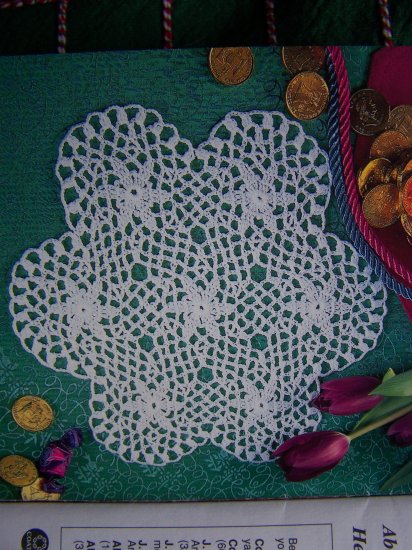 1 Cent USA S&H 6 Crocheted Doily Patterns Book Crochet Doilies