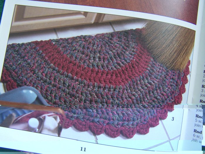 8 Worsted Yarn Q Hook Crochet Rug Patterns