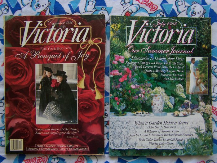 Victoria Magazines 1989 1990 1995 1999 2000 2001 Back Issues