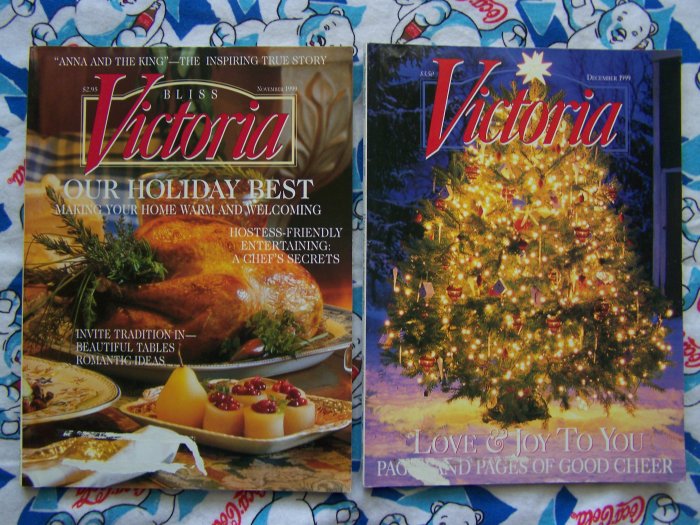 Victoria Magazines 1989 1990 1995 1999 2000 2001 Back Issues