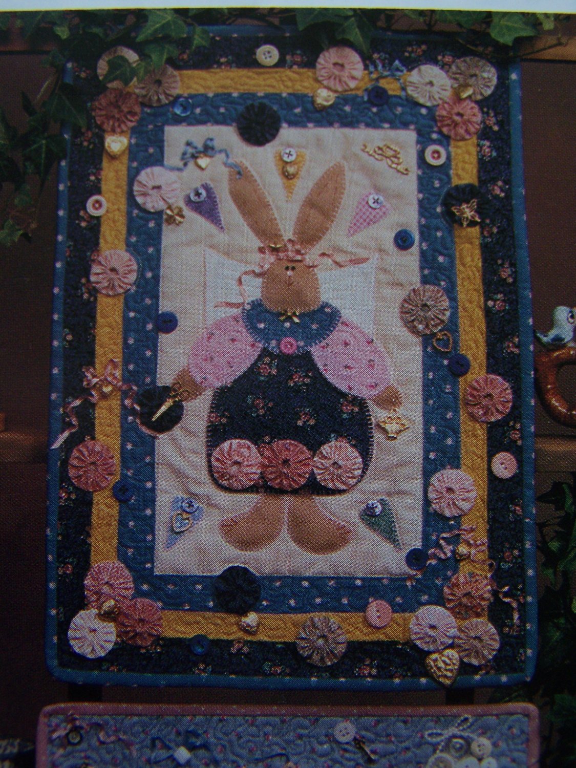 2 New Easter Bunny Rabbit Quilted Wall Hangings Quilt Sewing Pattern