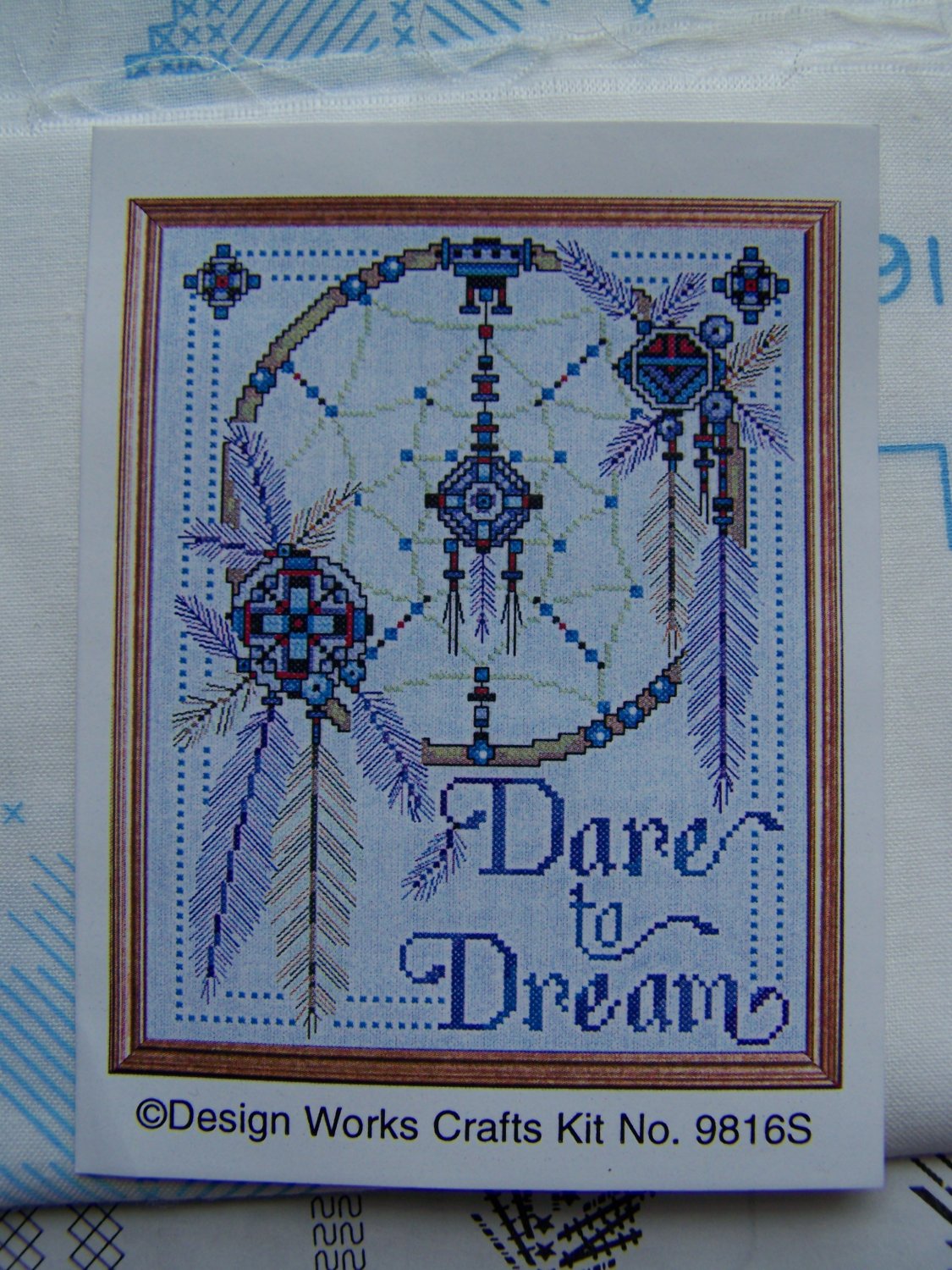 Design Works Stamped Cross Stitch Kit Dare To Dream American Indian ...