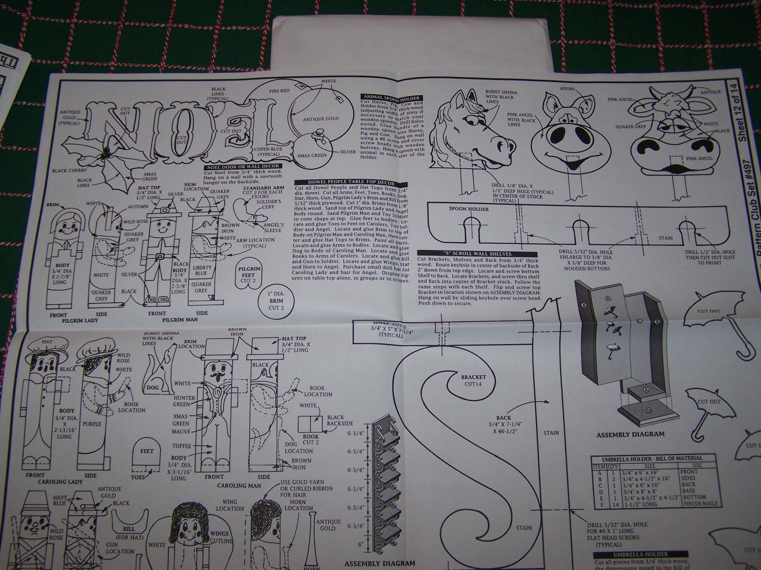 1997 New Winfield Woodworking Patterns Lot of 80 See Wood Pattern List