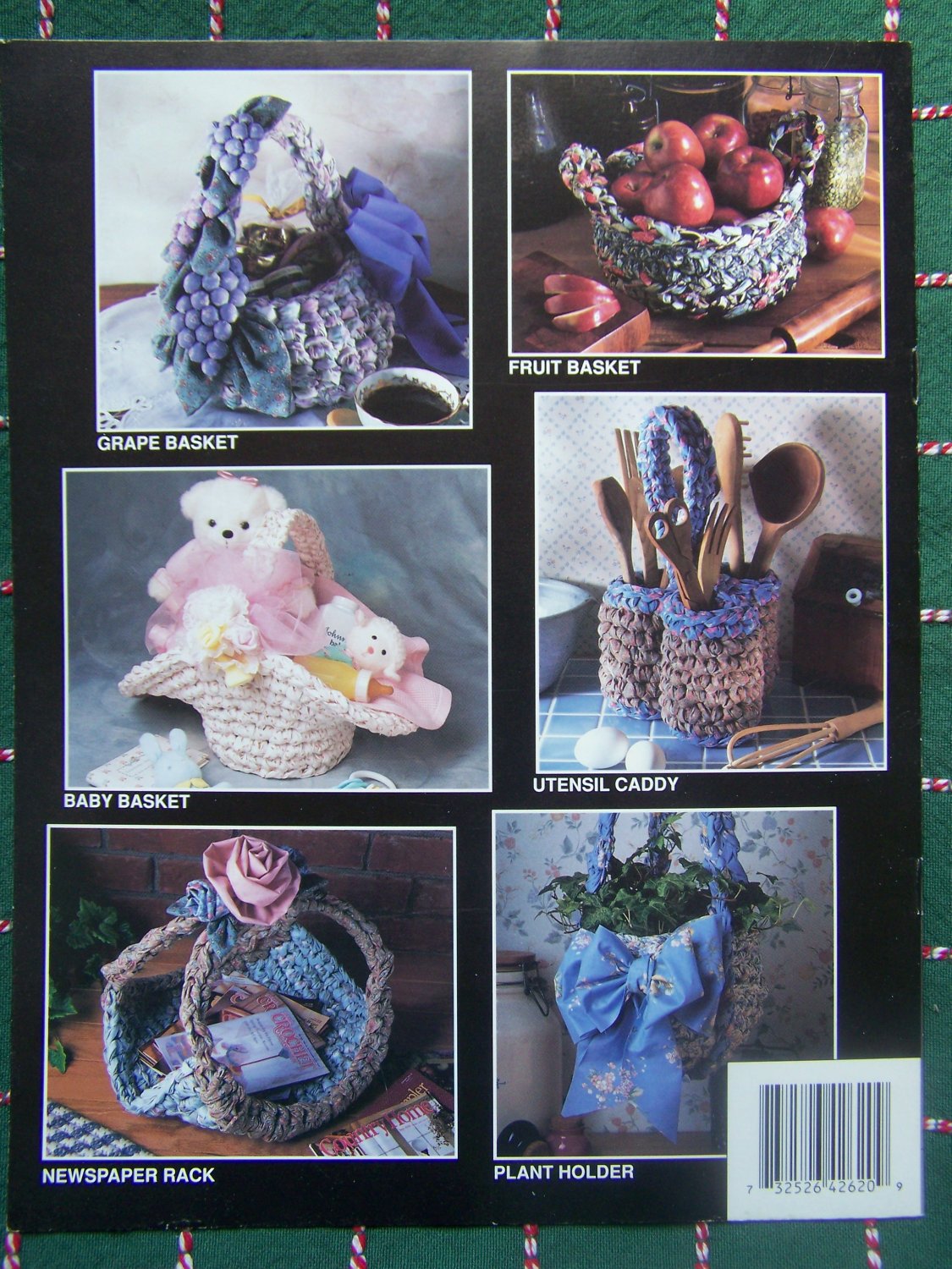 New Annie's Attic Rag Crochet Patterns Baskets 426T