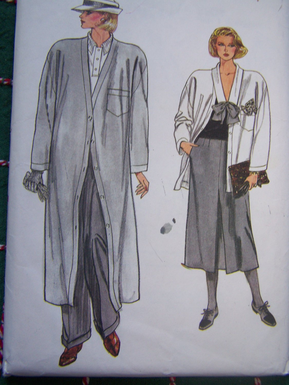 Vintage Vogue Plus Size Misses Sewing Pattern 9201 Coat Jacket Slim ...