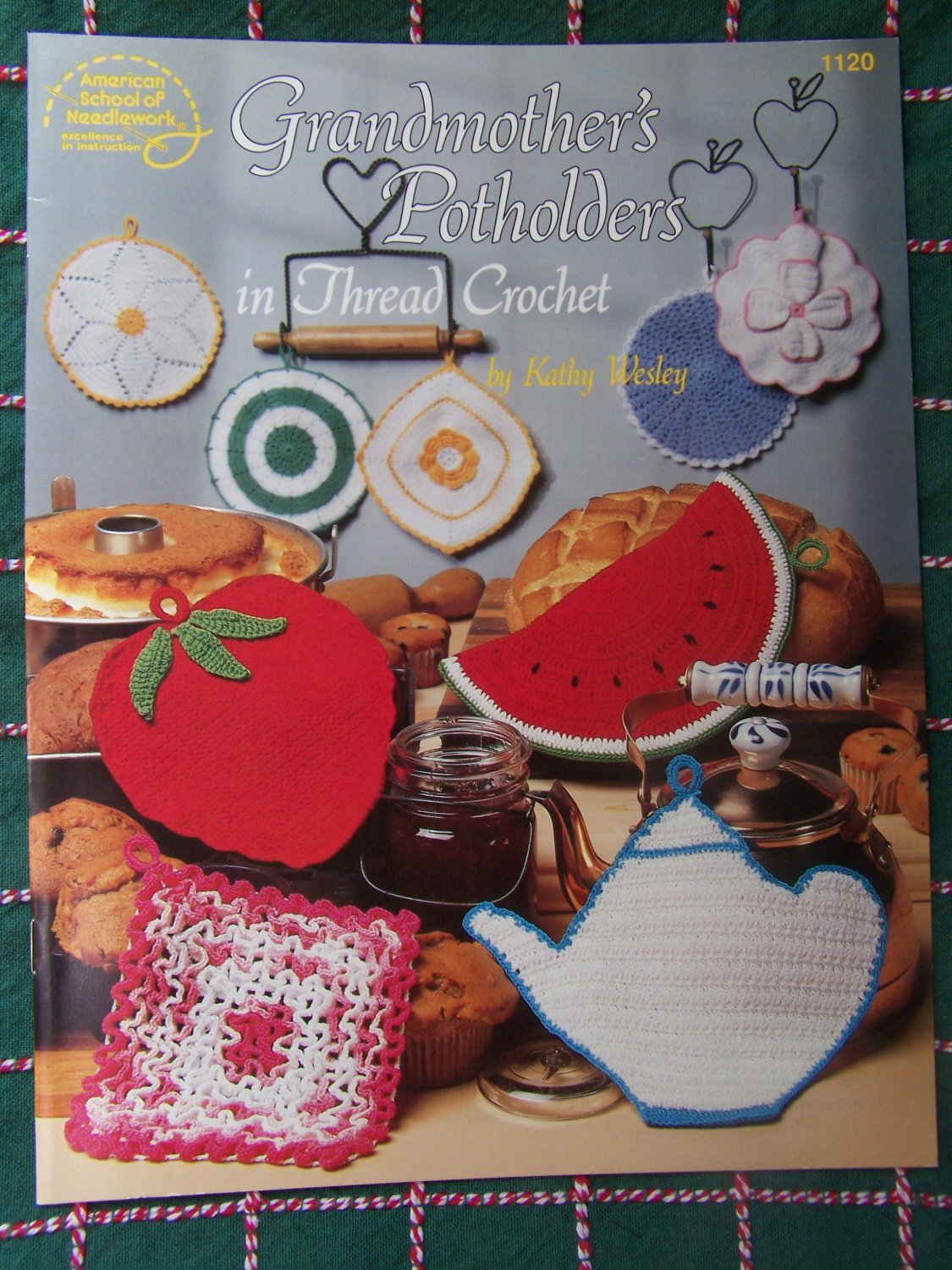 Vintage Thread Crochet Patterns 1120 Grandmother's Potholders ...