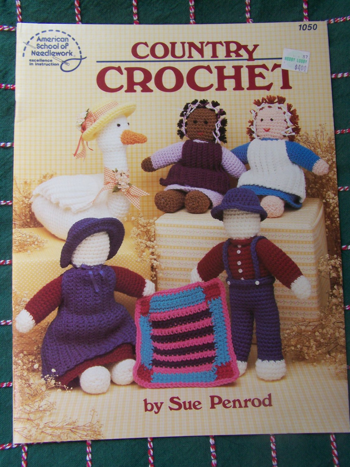 Country Crochet Patterns Primitive Goose Amish Doll Family Mini Quilt ...