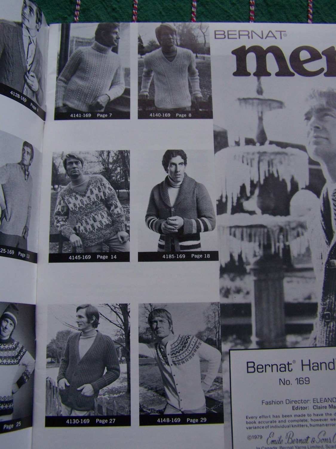 Mens Vintage 1970s Knitting Patterns Book Cardigans Vests Pullovers ...