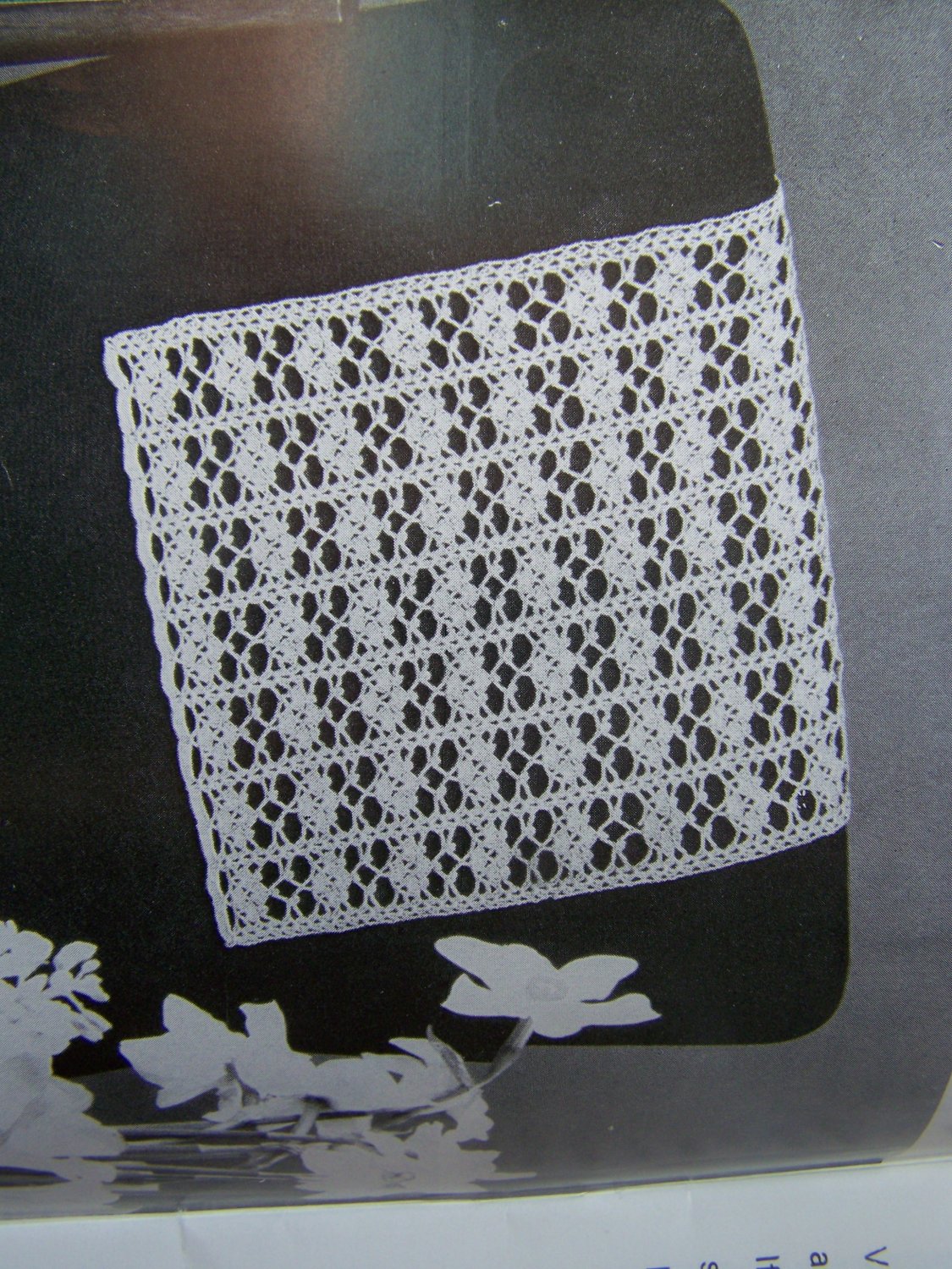 Vintage Crochet Patterns Chairback Designs Couch Doilies 1009 Free USA S&H