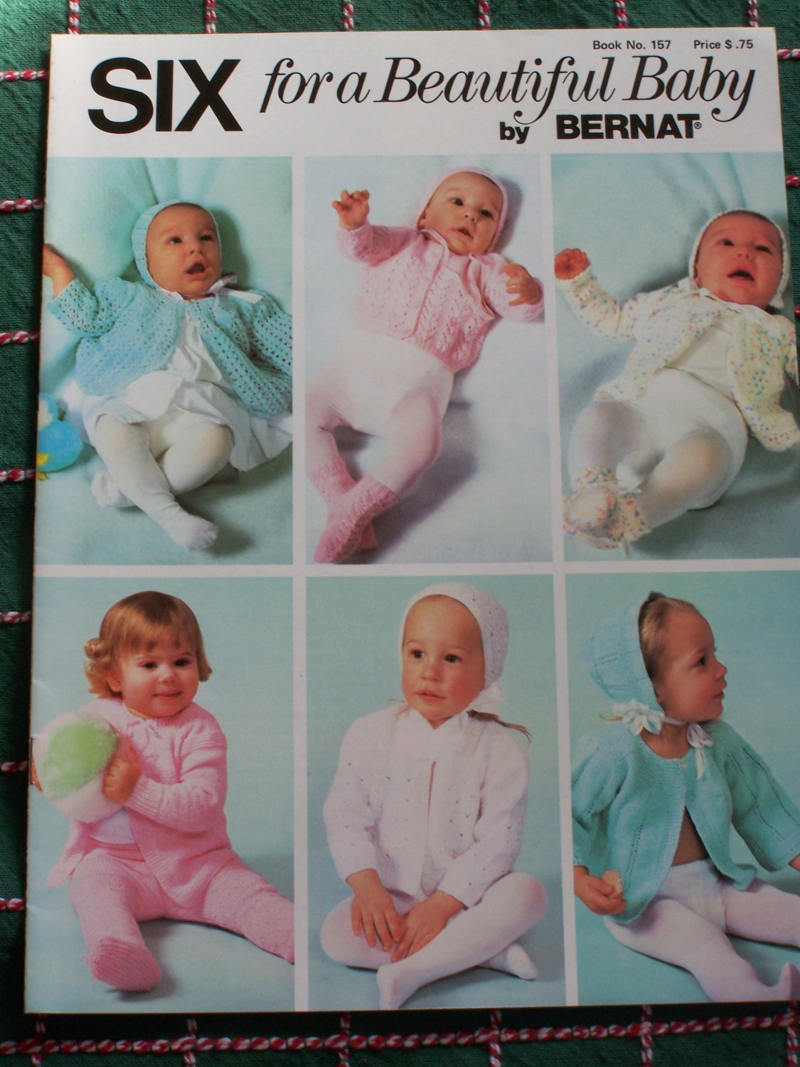 Vintage Knitting & Crochet Baby Sacque Bonnets Booties Leggings