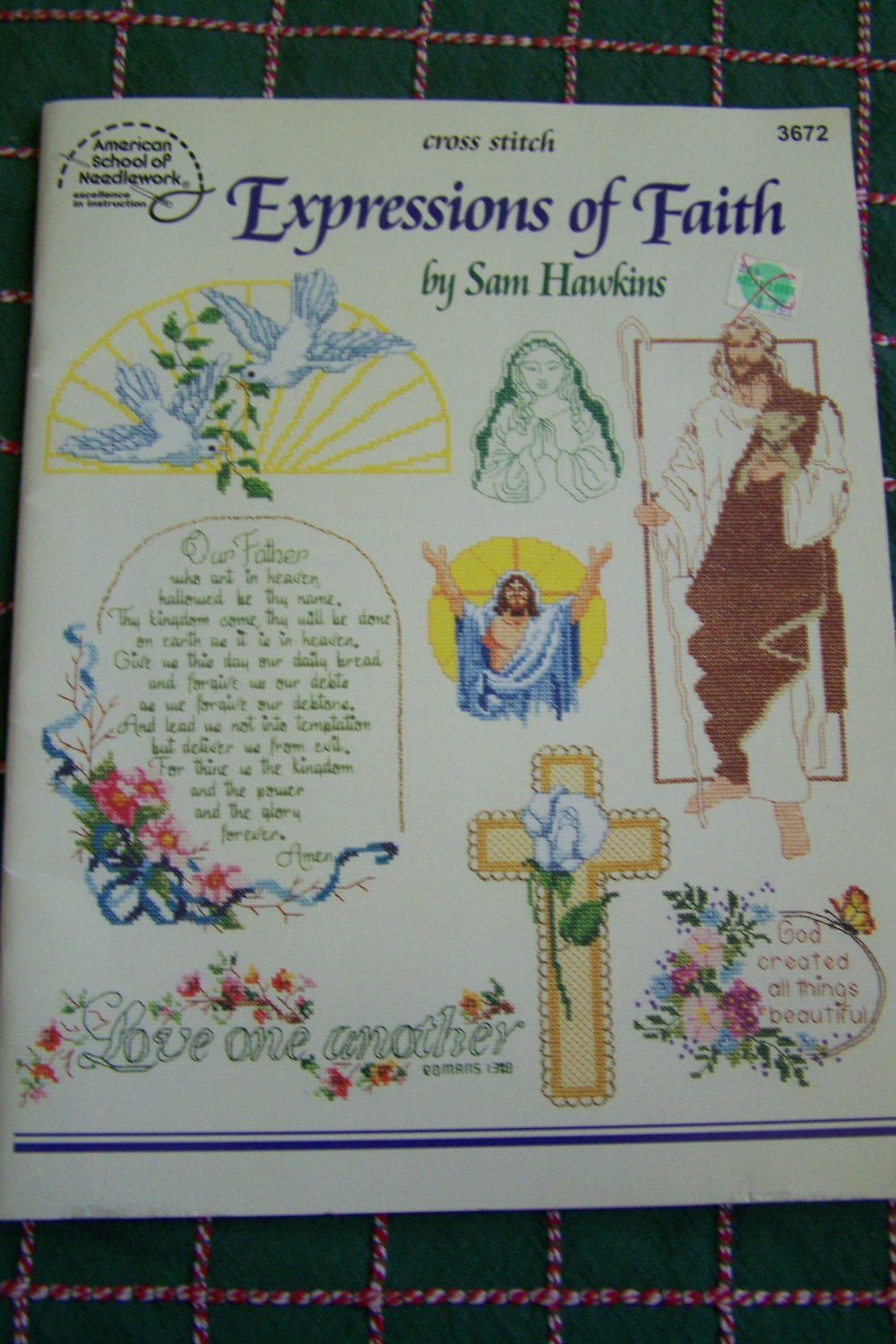 40 Cross Stitch Patterns Book God Bible Verses Jesus Church Faith Prayers