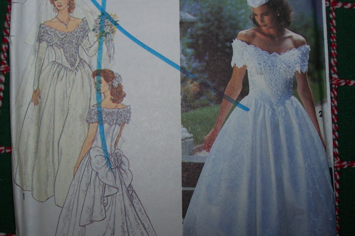 Uncut Simplicity 8165 Jessica McClintock Wedding Gown Brides Dress ...