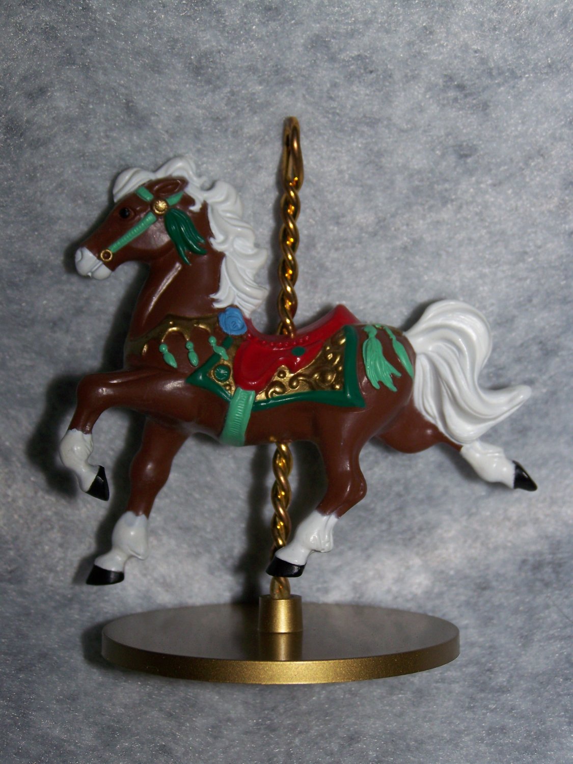 New Hallmark Carousel Horse "Star" 3rd in Set 1989 Brand New Christmas ...